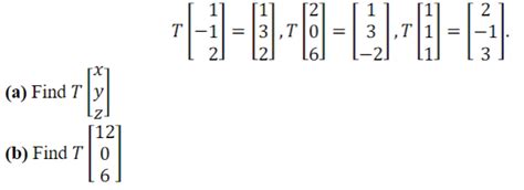Solved Suppose that 𝑇 𝑅 𝑅 is a linear transformation Chegg com