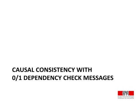 ppt causal consistency without dependency check messages powerpoint