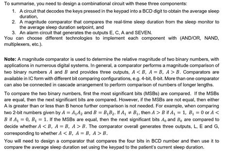 Solved Please Design The Comparator With Schematic And