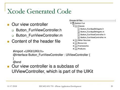 EEC 492 693 793 IPhone Application Development Ppt Download