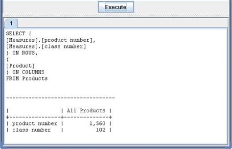 Schema Workbench Testing Mdx Query How To Jaspersoft Community