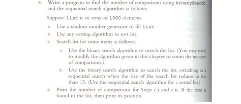 Write A Program To Find The Number Of Comparisons
