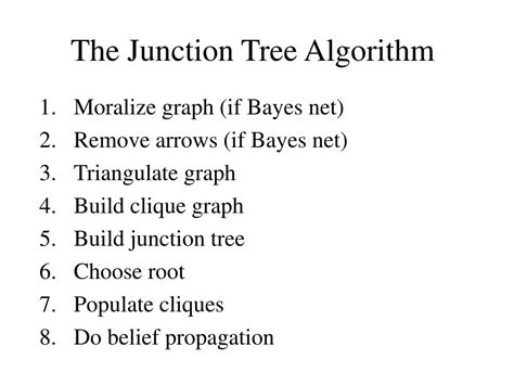 Ppt Junction Trees And Belief Propagation Powerpoint Presentation