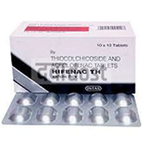 Hifenac Th 100mg 4mg Tablet 10s Upto 10 00 Off Dawaadost