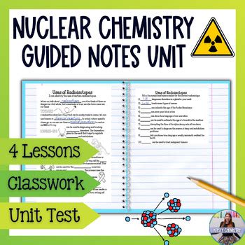 Nuclear Chemistry Guided Notes Bundle By Kelsey Reavy Chemistreavy