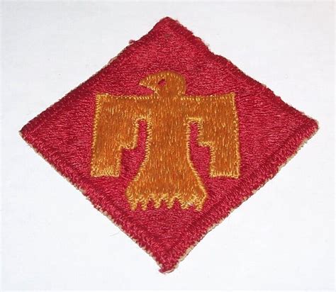 Original Post Ww Japanese Made Th Infantry Division Patch Off