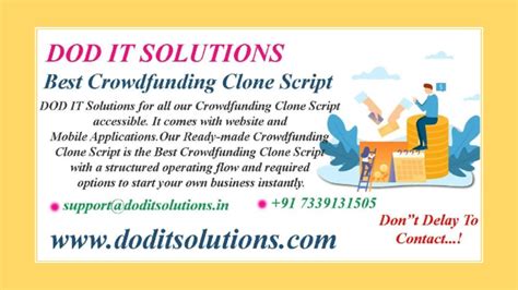 Ppt Online Crowdfunding Clone Script Readymade Clone Script Powerpoint Presentation Id