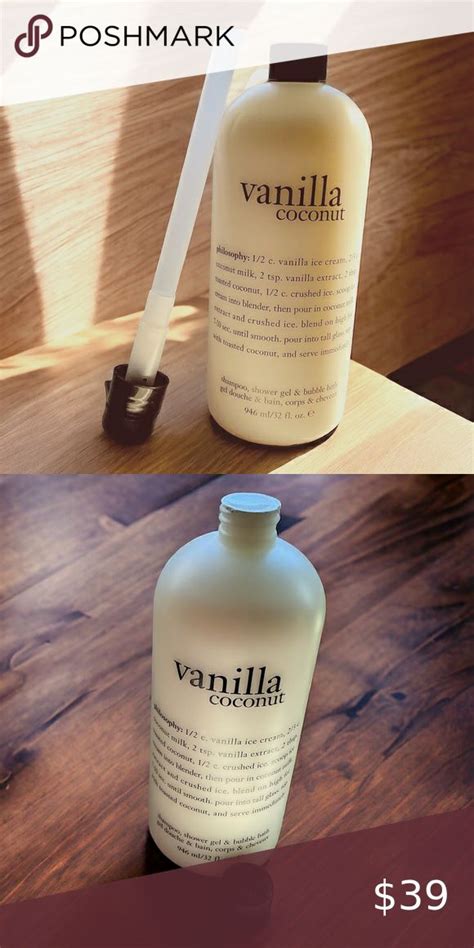 Philosophy Vanilla Coconut Shampoo Shower Gel And Bubble Bath Jumbo 32