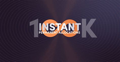 Introducing Instant Permanent Allocations
