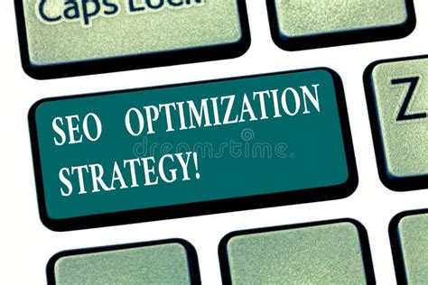 Writing Note Showing Seo Optimization Strategy Business Photo