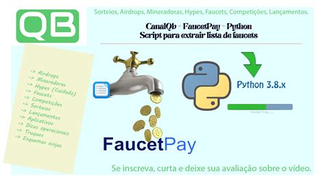 Canalqb Faucetpay Python Script Para Extrair Lista De Faucets