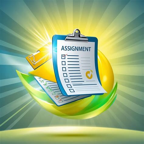 Assignment Icon Clipboard Checklist Document Symbol 3d Vector Illustration Premium Ai