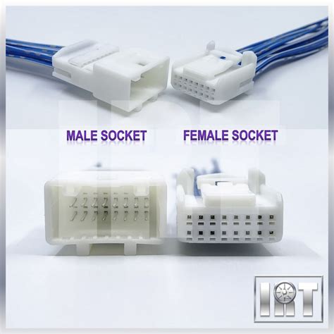 16 Pin Side Mirror Turn Signal Socket Highlander Toyota Infiniti Nissan Power Soket Sensor