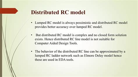 Interconnect Timing Model Pptx Computer Networking Computing
