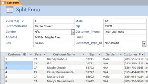 How To Create A Split Form In Access Step By Step Tutorial
