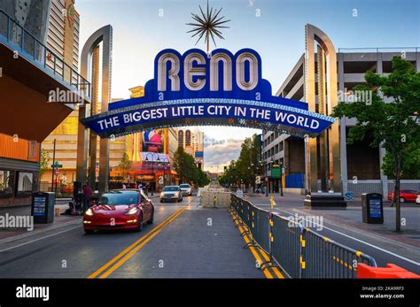 Reno The Biggest Little City In The World Arch Sign In Downtown Reno
