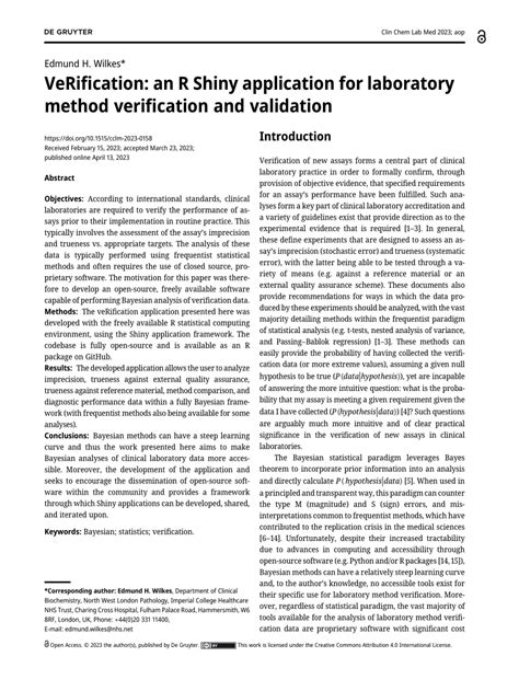 Pdf Verification An R Shiny Application For Laboratory Method Pdf Verification An R Shiny Application For Laboratory Method