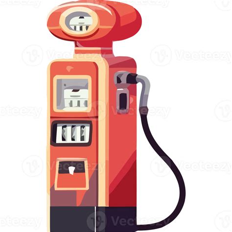 Vintage Gas Pump Pngs For Free Download