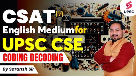 Coding Decoding Csat Reasoning For Upsc Prelims 2024 Coding Decoding Tricks By Saransh Sir