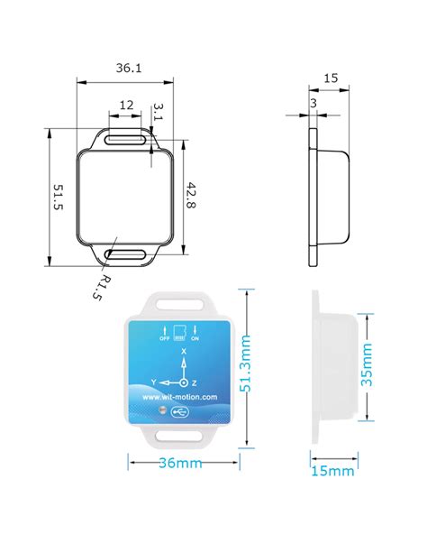 Witmotion High Precision 9 Axis Data Logger For Accelerometer India Ubuy