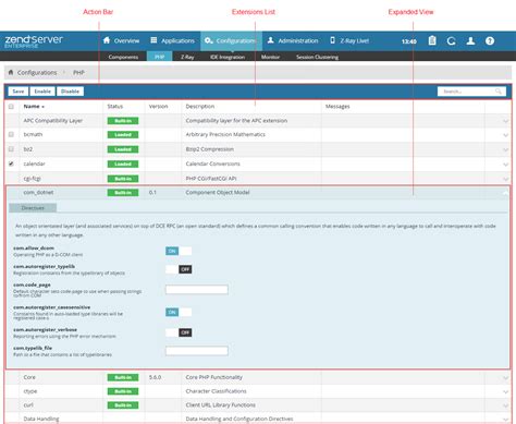 Php Page Zend Server 8