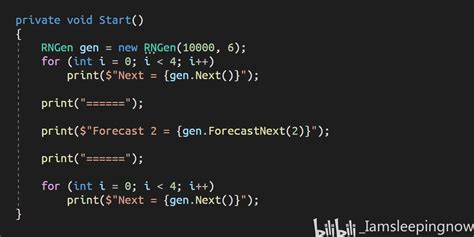 [unity] 游戏随机数系统的个人设计 哔哩哔哩