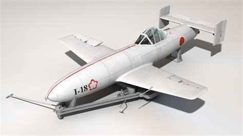 Yokosuka Mxy7 Ohka 3d Model Turbosquid 2157209