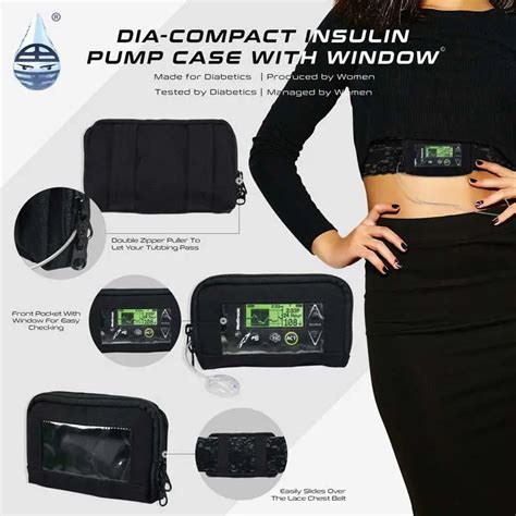 Insulin Pump Pouch With Window Kaio Dia Kaio Dia