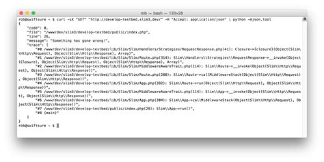 Improved Error Handling In Slim 3 Rc1 Rob Allen