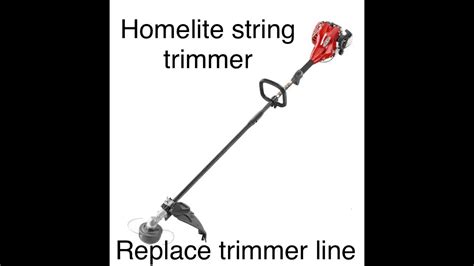 How To Replace String Trimmer Line Put New Line On Homelite String Trimmer Como Poner Hilo