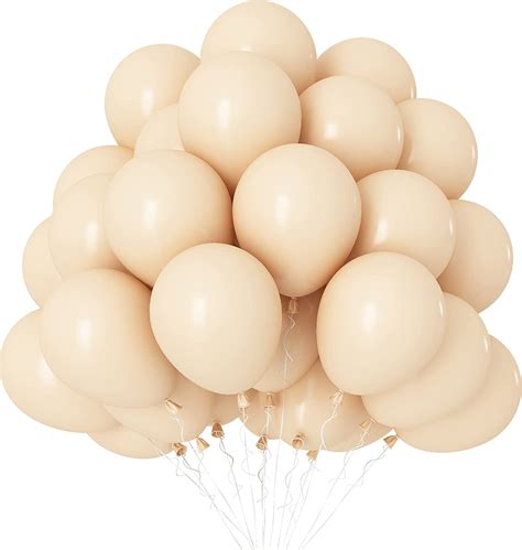 Amazon Com Nude Balloons Pcs Inch Apricot Balloons Latex Helium Balloons For Happy