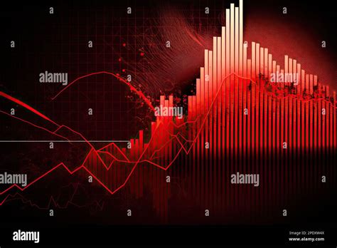 A Downward Trending Red Graph Indicating A Decline In Financial Performance And Potential
