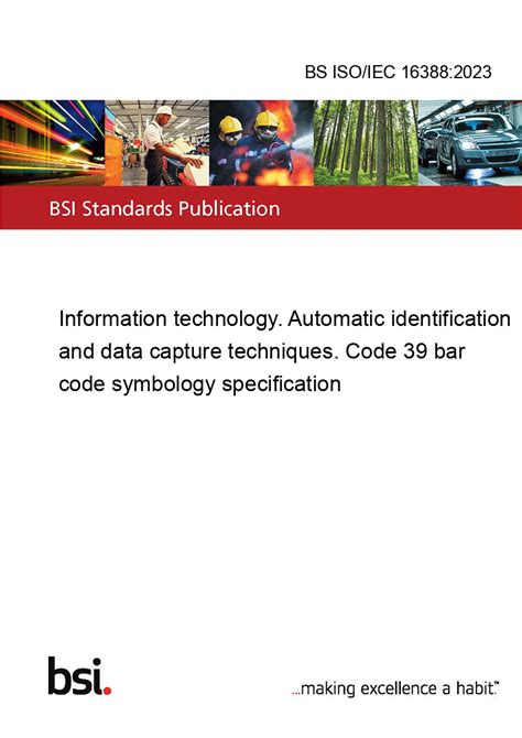 BS ISO IEC Information Technology Automatic Identification And Data Capture