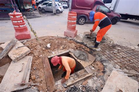 Notícias Prefeitura De Manaus Trabalha Na Recuperação De Uma Rede De