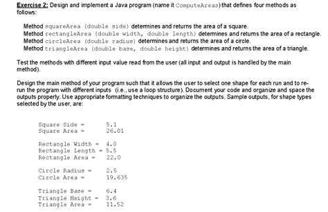 Solved Exercise 2 Design And Implement A Java Program Name