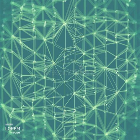 Lattice Structure Science Or Technology Background Graphic Design 3d