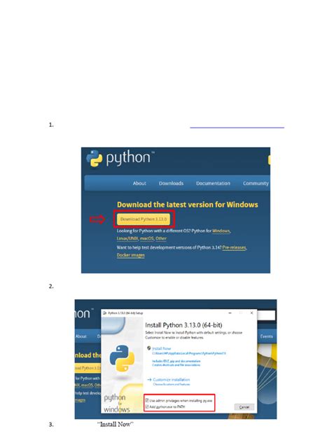 Python And Anaconda Installation Pdf Python Programming Language Button Computing