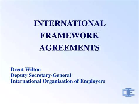 Ppt International Framework Agreements Powerpoint Presentation Free Download Id4165196