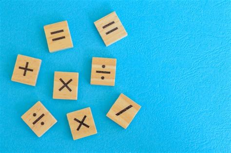 Premium Photo Wooden Cube Blocks With Math Symbols Or Arithmetic Symbols Math Concept Premium Photo Wooden Cube Blocks With Math Symbols Or Arithmetic Symbols Math Concept