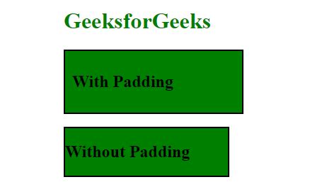 Does Element Width Include Padding In Css Geeksforgeeks