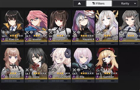 Which One Of These Characters To Choose My Xiao Lin And Este Are Rearmed R Countersideglobal