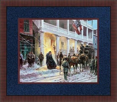 Mort Kunstler Civil War Print Mrsjackson Comes To Winchester
