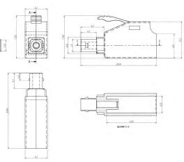 LC UPC Female To LC UPC Male Plug In Fixed Fiber Optical Attenuator1 25dB China Manufacturer