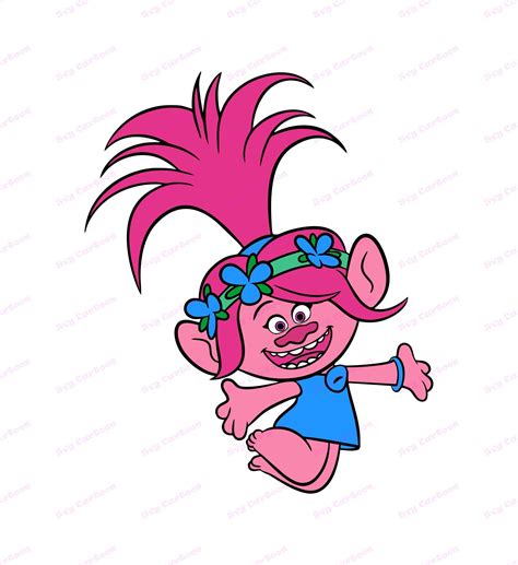 Poppy Trolls Svg 7 Svg Dxf Cricut Silhouette Cut File Instant Download Trolls Svg