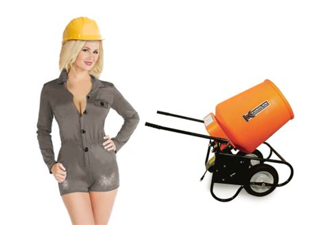 Kushlan Electric Portable Concrete Mixer Luga