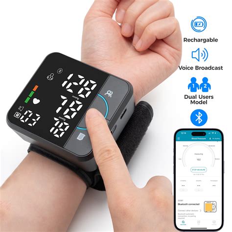 Fvloeng Blood Pressure Monitor Automatic Bp Machine Adjustable Wrist