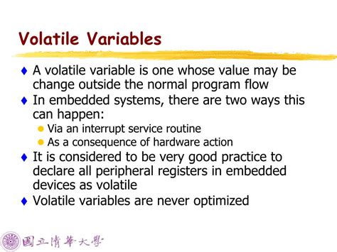 Ppt Cs4101 嵌入式系統概論 Embedded C Programming Powerpoint Presentation