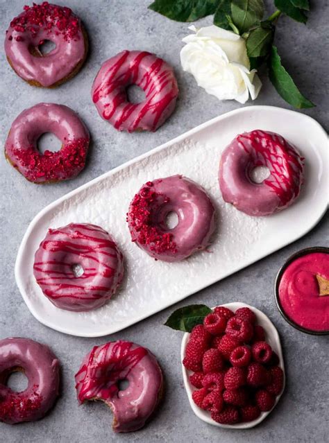 Baked Raspberry Donuts Joyfoodsunshine