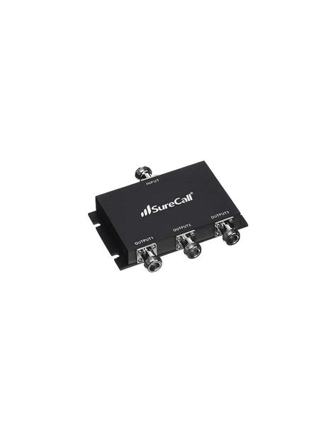 5g Wide Band Bi Directional 3 Way Splitter Black