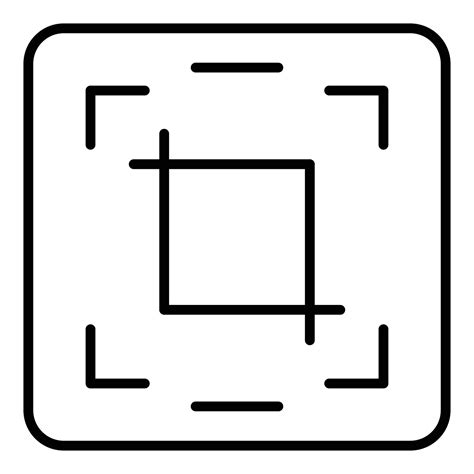 Crop Icon Style 12816045 Vector Art At Vecteezy